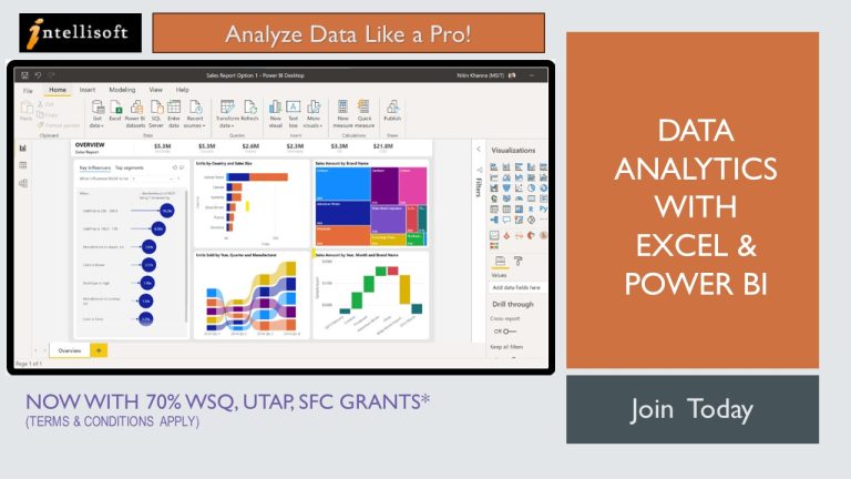 Best Data Analytics Course With Excel & Power BI to analyze & Visualize in Singapore.